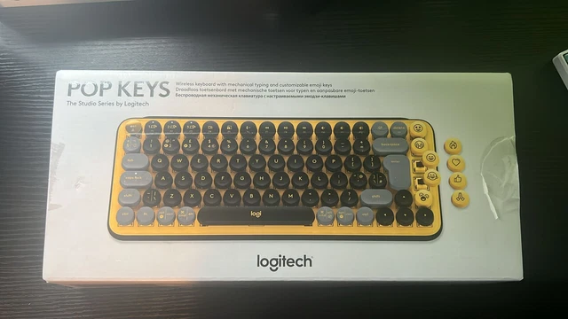 LOGITECH POP KEYS Wireless Mechanical Emoji Keyboard - Blast £55.00 ...