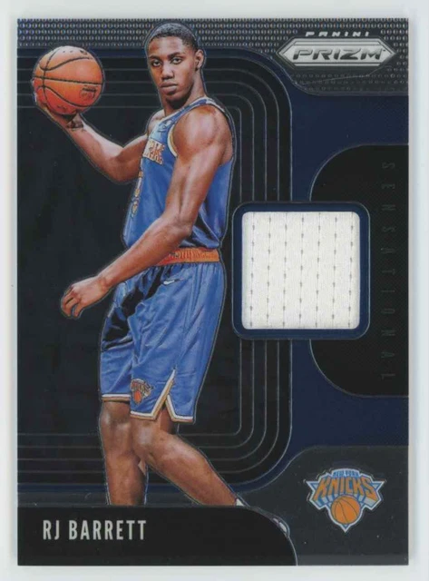 2019-20 PANINI PRIZM Sensational Swatches RJ Barrett Rookie Patch ...