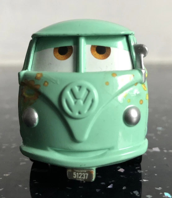 DISNEY PIXAR CARS Fillmore Van Volkswagen VW Bus Mattel Die Cast £11.99 ...