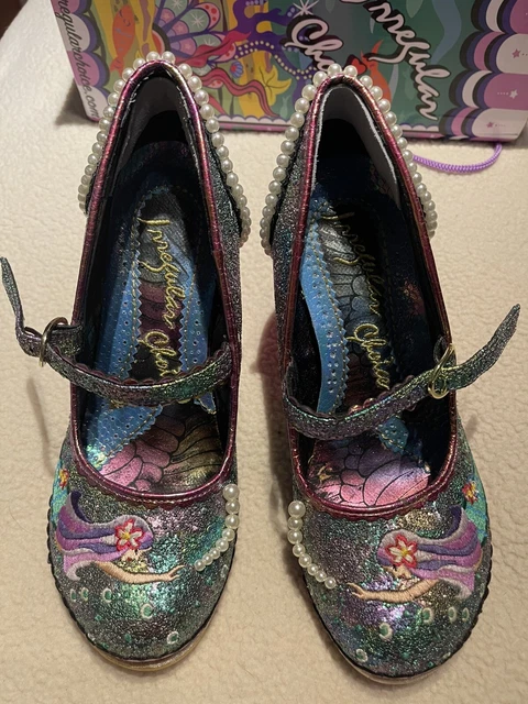 IRREGULAR CHOICE MER Magic Mermaid Star Heels Size 7 40 £39.99 ...