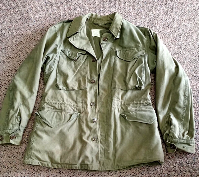 WW2 M1943 FIELD Jacket Military Field Gear Equipment 34R US Army ...