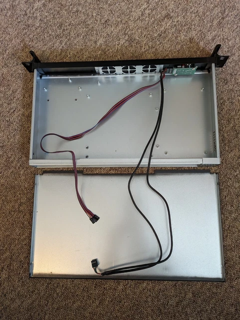 COMPACT 1U RACKMOUNT Mini-ITX Server Case - Black, Perfect for Homelab ...