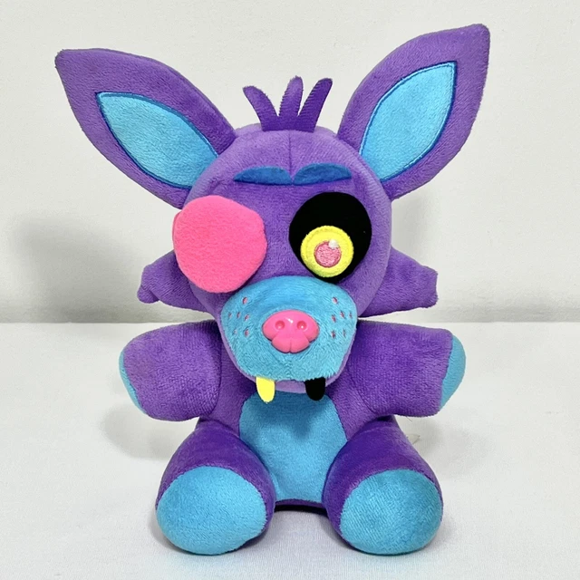FIVE NIGHTS AT Freddy's 8" Black Light Purple Foxy Plush Funko Eye ...