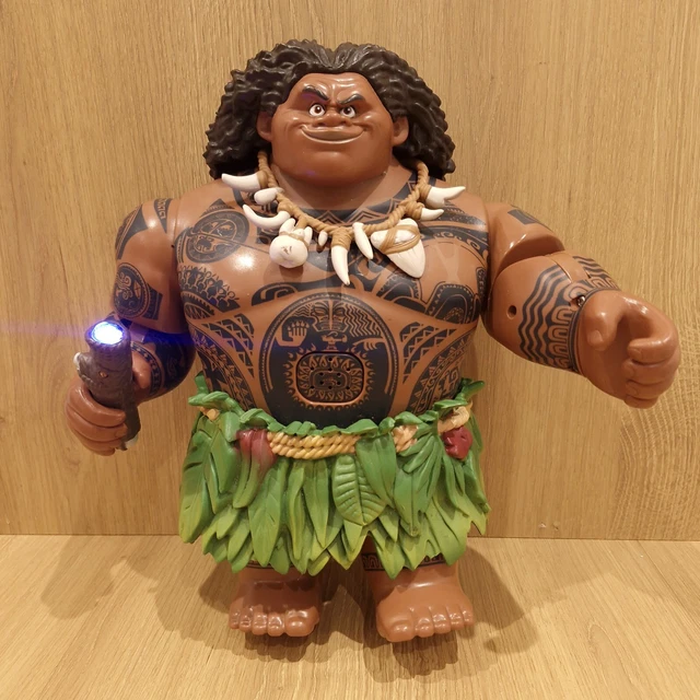 DISNEY TALKING/SINGING MAUI Figure - Moana Disney Store 12" Tall. £17. ...