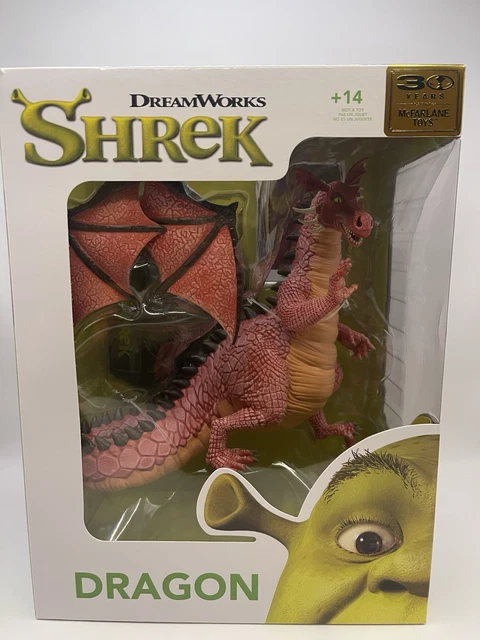 MCFARLANE TOYS DREAMWORKS Shrek Dragon 12-Inch Posed Figure 30th ...