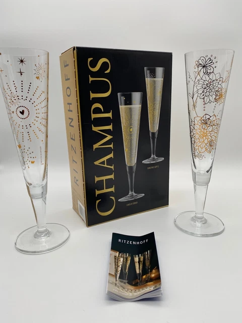 @ RITZENHOFF CHAMPUS Sektgläser Champagnergläser 2 Stück NEU & OVP Sektglas TOP EUR 21,99 ...