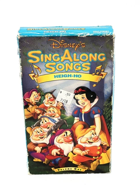 DISNEYS SING ALONG Songs - Snow White: Heigh-Ho (VHS, 1994) £8.39 ...