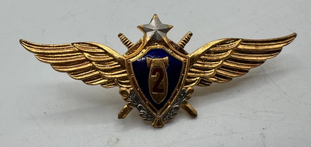 SOVIET UNION AIR Force Navigator Wings Clasp Qualification Badge 2nd ...