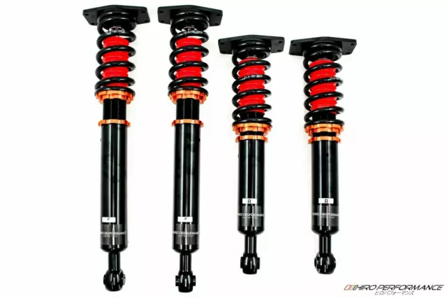 HIRO PERFORMANCE ADJUSTABLE Coilovers Lowering Coils for 2002-2008 ...