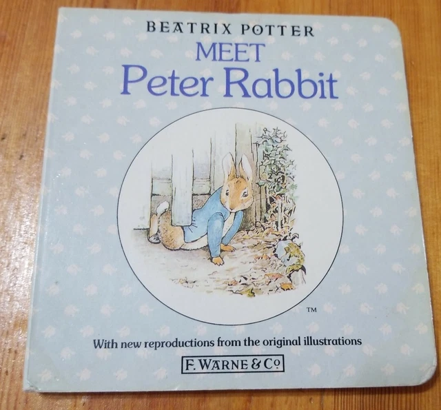 MEET PETER RABBIT by Beatrix Potter (1986, Board Book) $0.99 - PicClick
