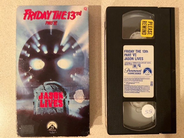 FRIDAY THE 13TH Part VI: Jason Lives (VHS, 1987) Thom Mathews, Jennifer ...