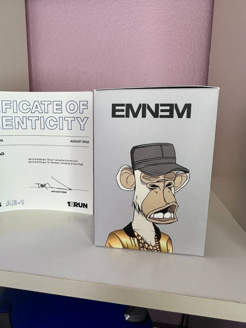 EMINEM X BORED Ape Yacht Club Bruce Bobble Head LIMITED EDITION SOLD ...