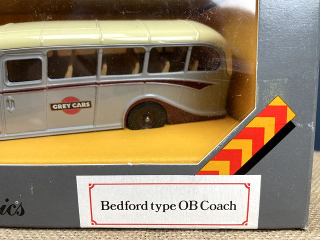 1986 CORGI CLASSICS - Bedford Type Ob Coach C949/4 Grey Cars - Boxed ...