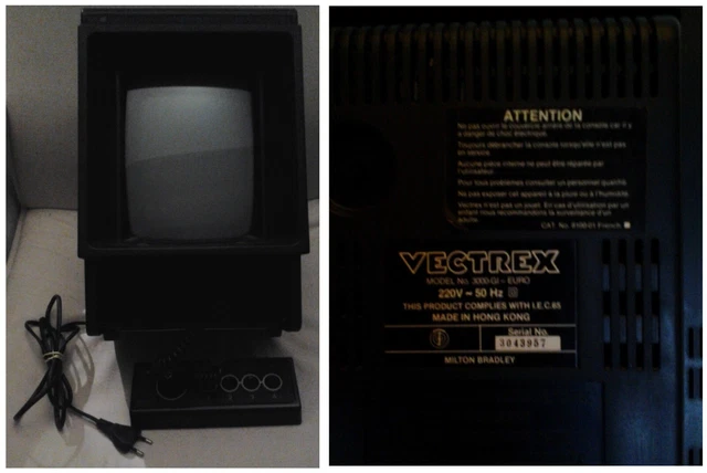CONSOLE DE JEU "VECTREX" avec boitier joystick - Très bon état EUR 520 ...