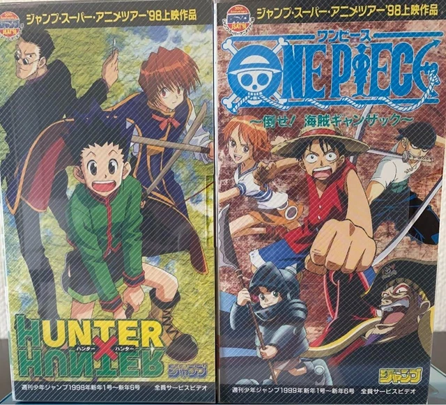 ONE PIECE & HUNTER x HUNTER VHS Jump Super Anime Tour '98 nouveauté lot ...