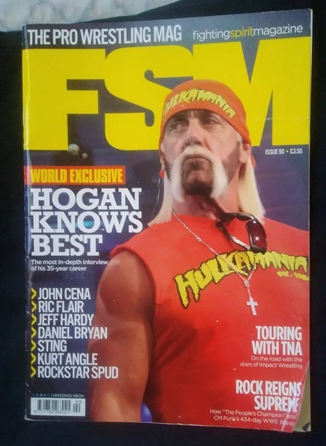 FSM WRESTLING MAGAZINE Issue 90 Hulk Hogan John Cena Wwe Tna Ric Flair ...