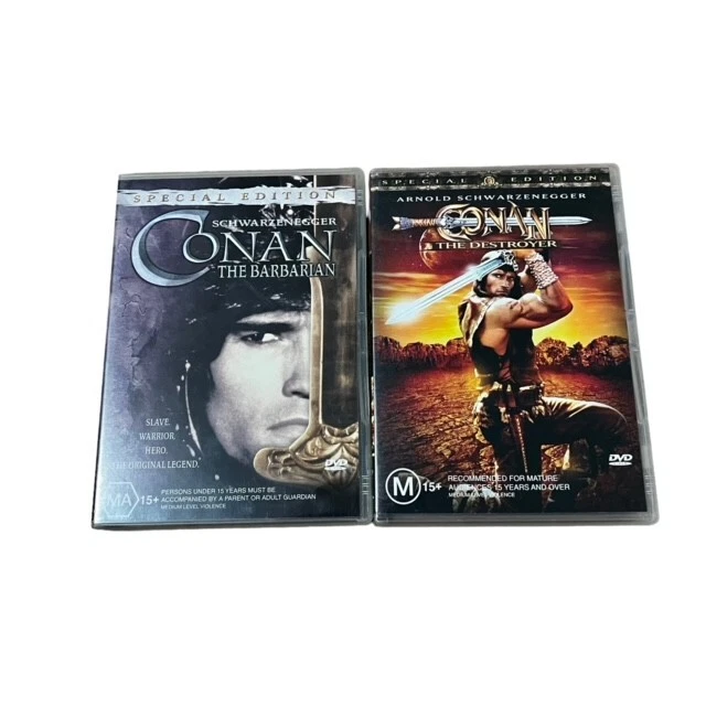 CONAN THE BARBARIAN/CONAN The Destroyer DVD Arnold Schwarzenegger ...