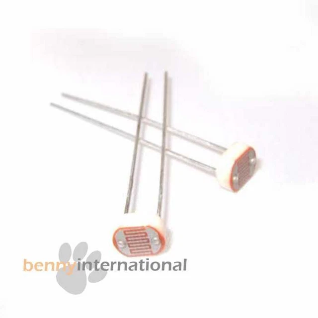 10X LDR LIGHT DEPENDENT RESISTORS Photoresistor P1241-05 8K-500K ...