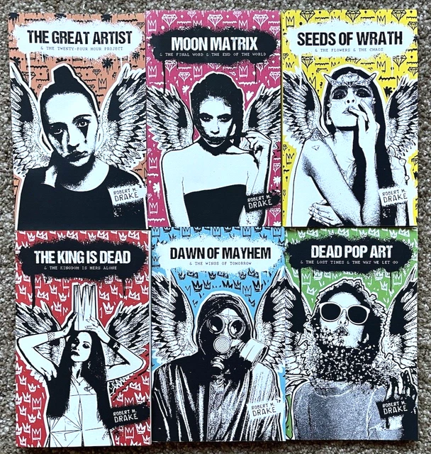 ROBERT M. DRAKE 6 livres de poésie Dead Pop Art ; grand artiste ; King ...