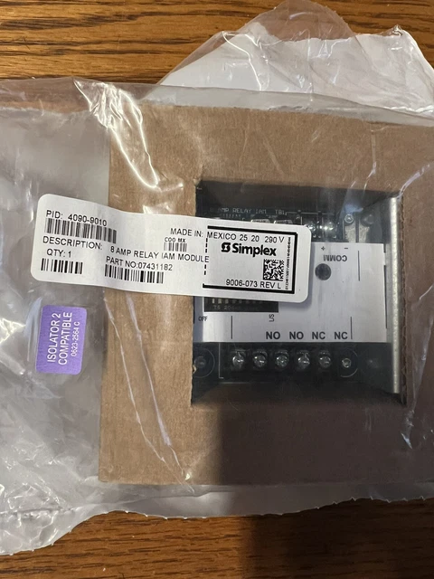 NEW SIMPLEX 4090-9010 Relay Iam Module 8 Amp 07431182, Factory Sealed ...
