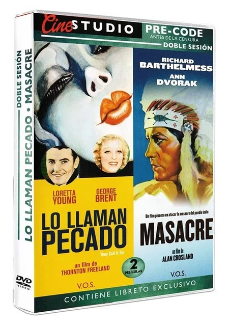 DOBLE SESIÓN PRECODE: Lo Llaman Pecado + Masacre - DVD [DVD] EUR 19,81 - PicClick IT