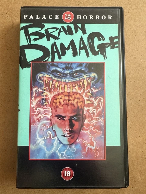BRAIN DAMAGE - VHS VIDEO - Palace Horror - Graham Humphreys Box Cover ...