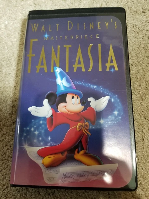 RARE WALT DISNEY'S Masterpiece Fantasia (VHS, 1991) LIMITED EDITION EUR ...
