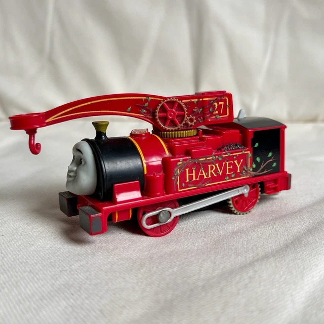 HARVEY TRACKMASTER THOMAS The Tank Engine Train Crane Working Motorised ...