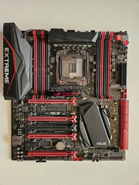 ASUS RAMPAGE V Extreme Motherboard. ROG Pro Gaming PC, ATX, X99, DDR4 £ ...