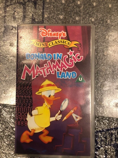 DISNEY VHS tapes Donald Duck in Mathmagic Land Mini Classic film £15.00 ...