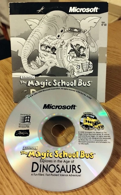 MAGIC SCHOOL BUS: Explores in the Age of Dinosaurs Retro PC Game ...