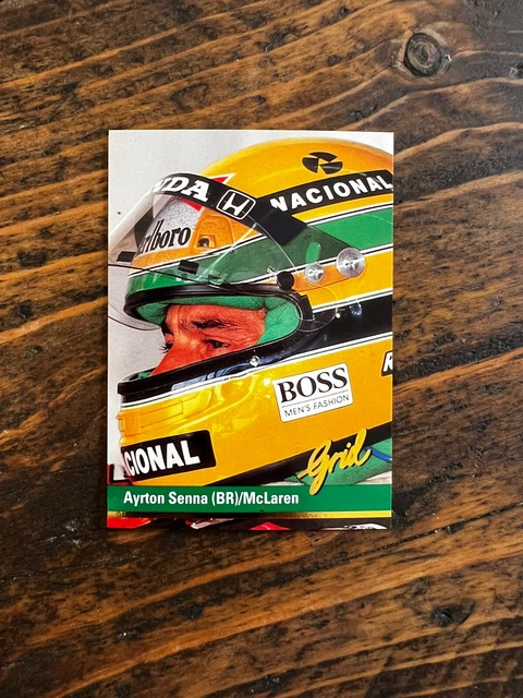 AYRTON SENNA GRID Motorcard 1992 F1 Formula 1 Trading Card #115 £30.00 ...