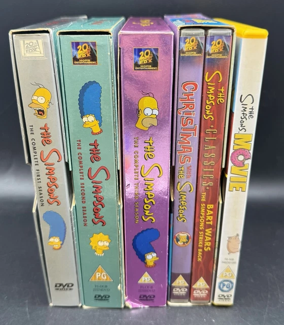 THE SIMPSONS DVD boxset bundle seasons series 1-3 Christmas Classics ...