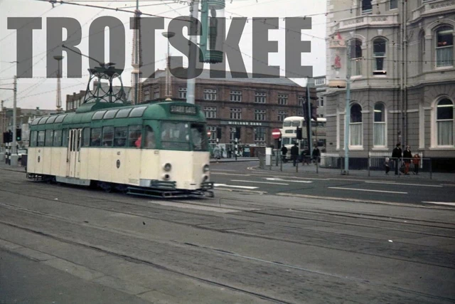 35MM SLIDE BLACKPOOL Transport Single Decker Tram Strassenbahn 625 1973 Original £3.99 - PicClick UK