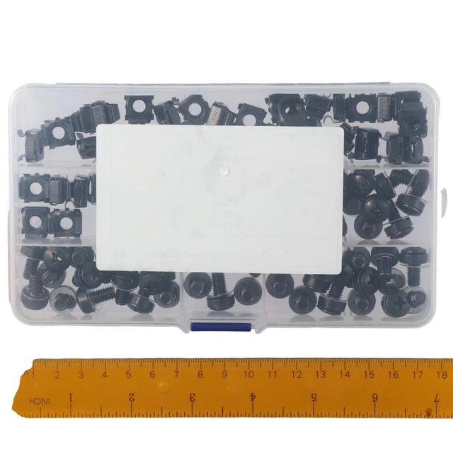 50 PACK M6 x 16mm Cage Nuts Bolts Washers Metric Shelves $27.84 ...