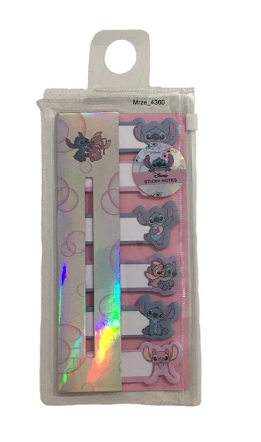 DISNEY LILO & Stitch Sticky Note Stitch and Angel Stationary Stickers ...
