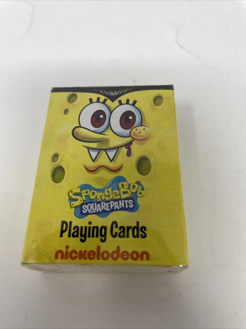 VINTAGE SPONGEBOB SQUAREPANTS small mini playing cards Nickelodeon ...