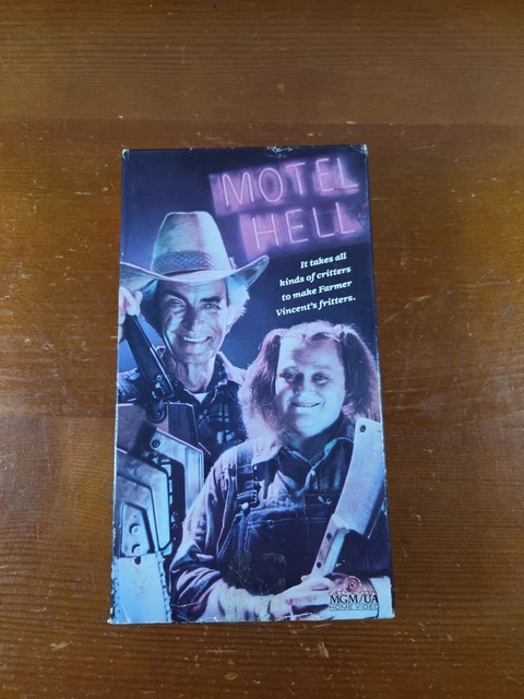 MOTEL HELL 1980 VHS 1990 MGM Horror Cult Classic Slasher Rory Calhoun ...