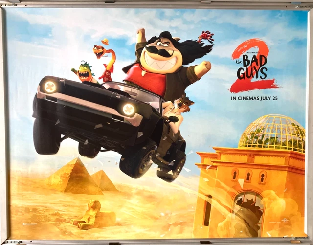 CINEMA POSTER: BAD GUYS 2 2025 (Advance Quad) Sam Rockwell Richard ...