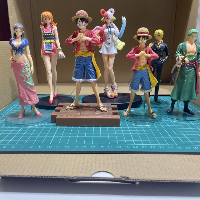 ONE PIECE FIGURE Styling Shokugan Rufy Zoro Sanji Nami Robin Uta Bandai ...