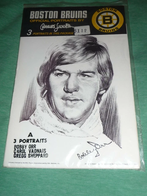 1970'S BOBBY ORR Charles Linnett Portraits Boston Bruins UNOPENED 8.5 x ...
