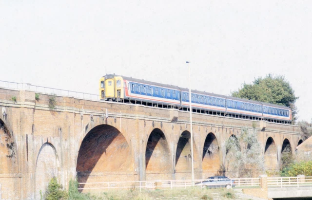 6702 RAILWAY COLOUR Slide 4 Cig On Fareham Viaduct 1996 £3.83 - PicClick UK
