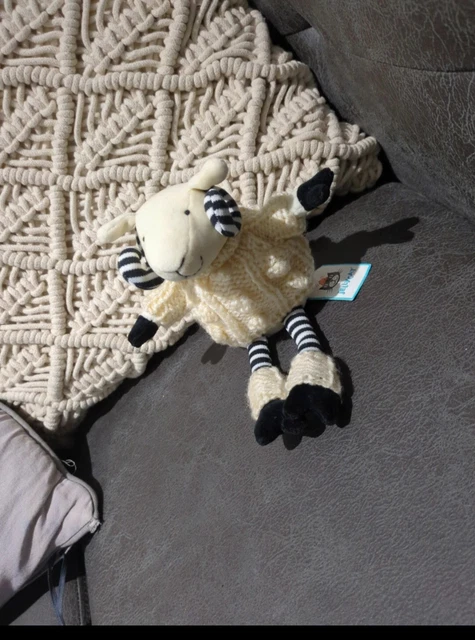 JELLYCAT DARLING RAM Sheep Soft Toy Teddy Plush Wooly Jumper Rare ...