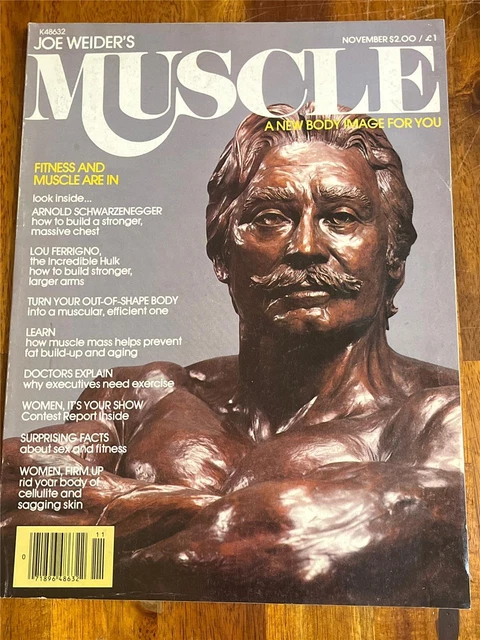MUSCLE BUILDER BODYBUILDING magazine JOE WEIDER/Arnold Schwarzenegger ...