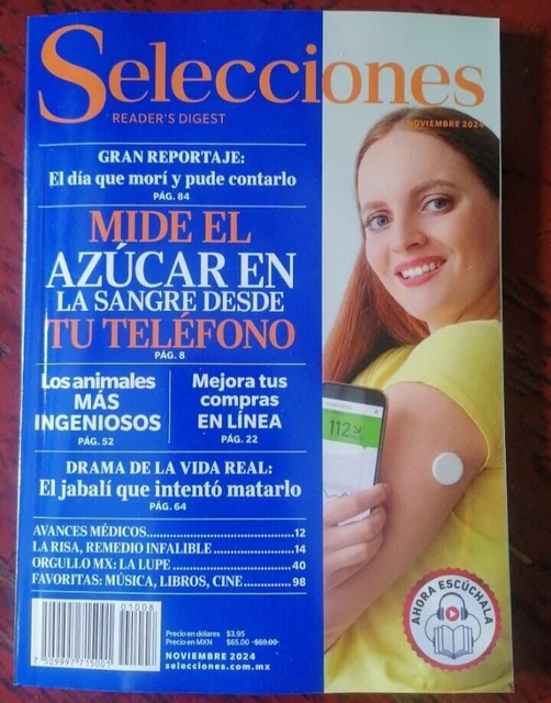 NEW SELECCIONES READER'S Digest Mexican Magazine November 2024 £11.62 ...