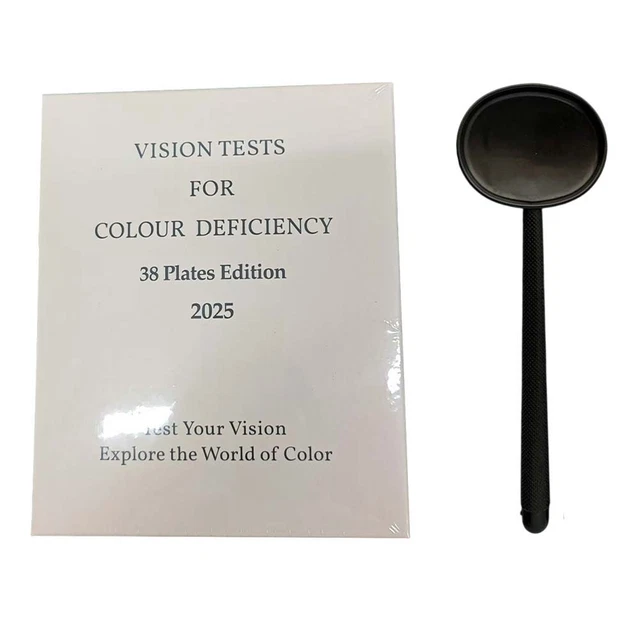 2025 COMPREHENSIVE COLOR Vision Assessment Tool Includes 38 Test Plates ...
