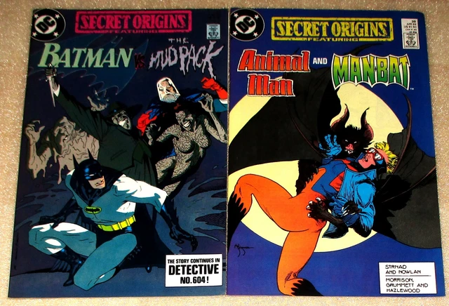 SECRET ORIGINS #39, 44 (DC Comics 1989) Batman, Grant Morrison ...