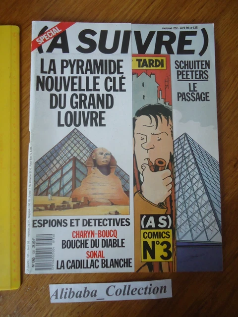 REVUE BD À suivre 135 1989 Magazine avec AS COMICS 3 TARDI NESTOR BURMA ...