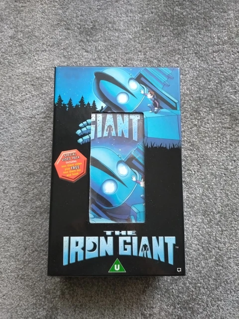 THE IRON GIANT Special VHS Box Set with Book and Toy Figure £11.12 ...