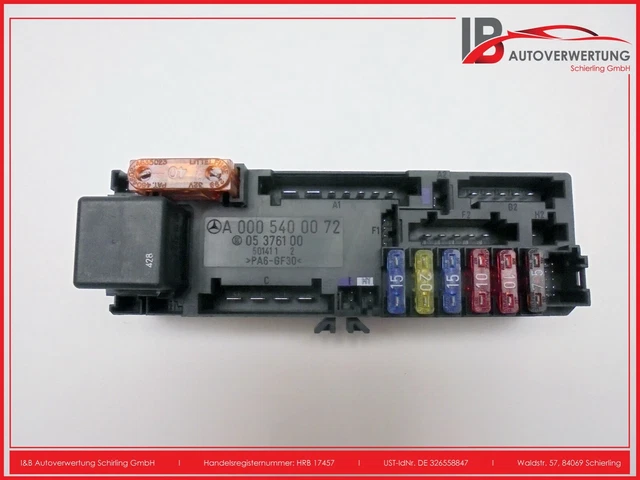 MERCEDES W202 W210 Original Sicherungskasten Relais Relaiskasten A ...